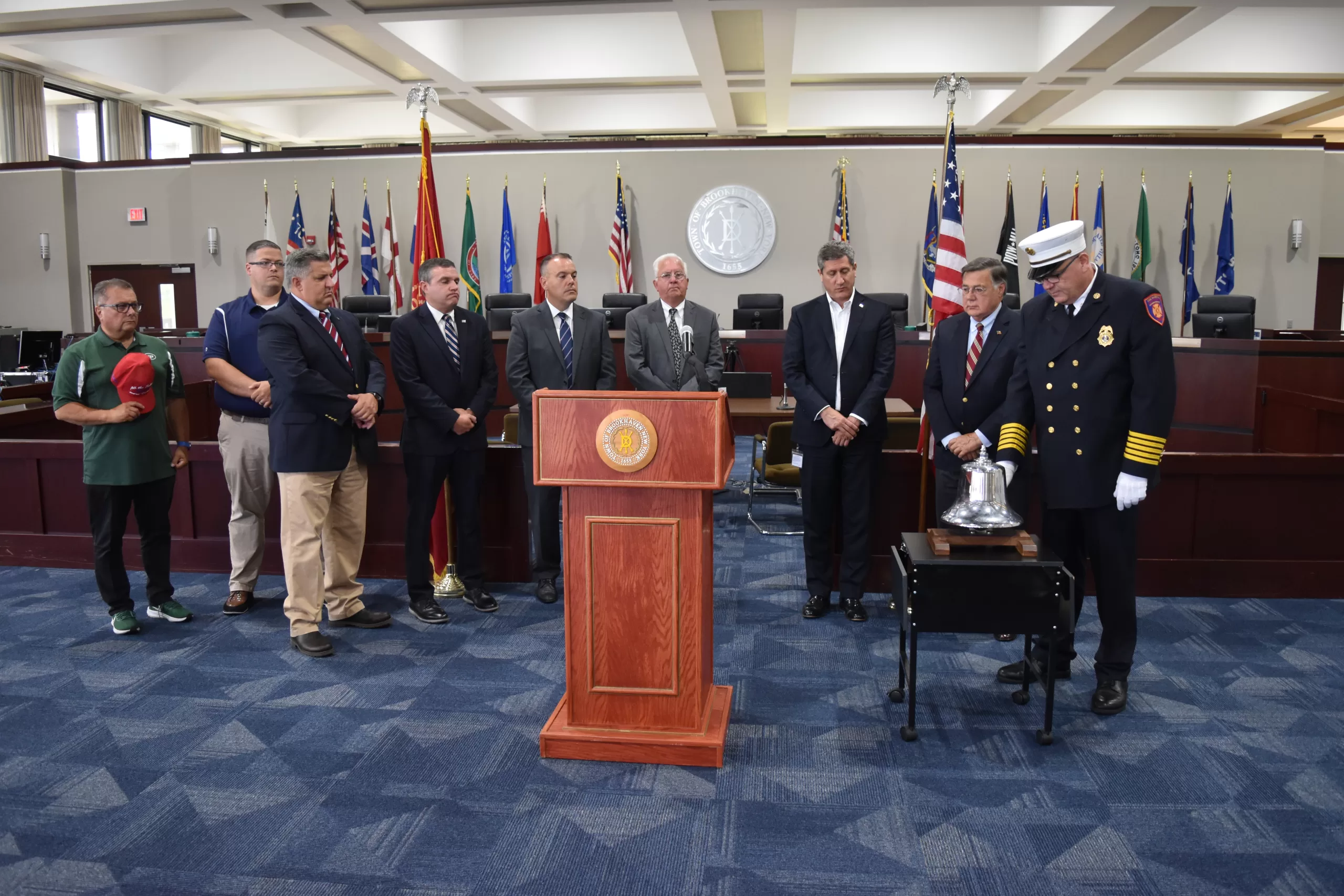 Romaine Hosts 9/11 Memorial Service at Town Hall - Long Island Life ...