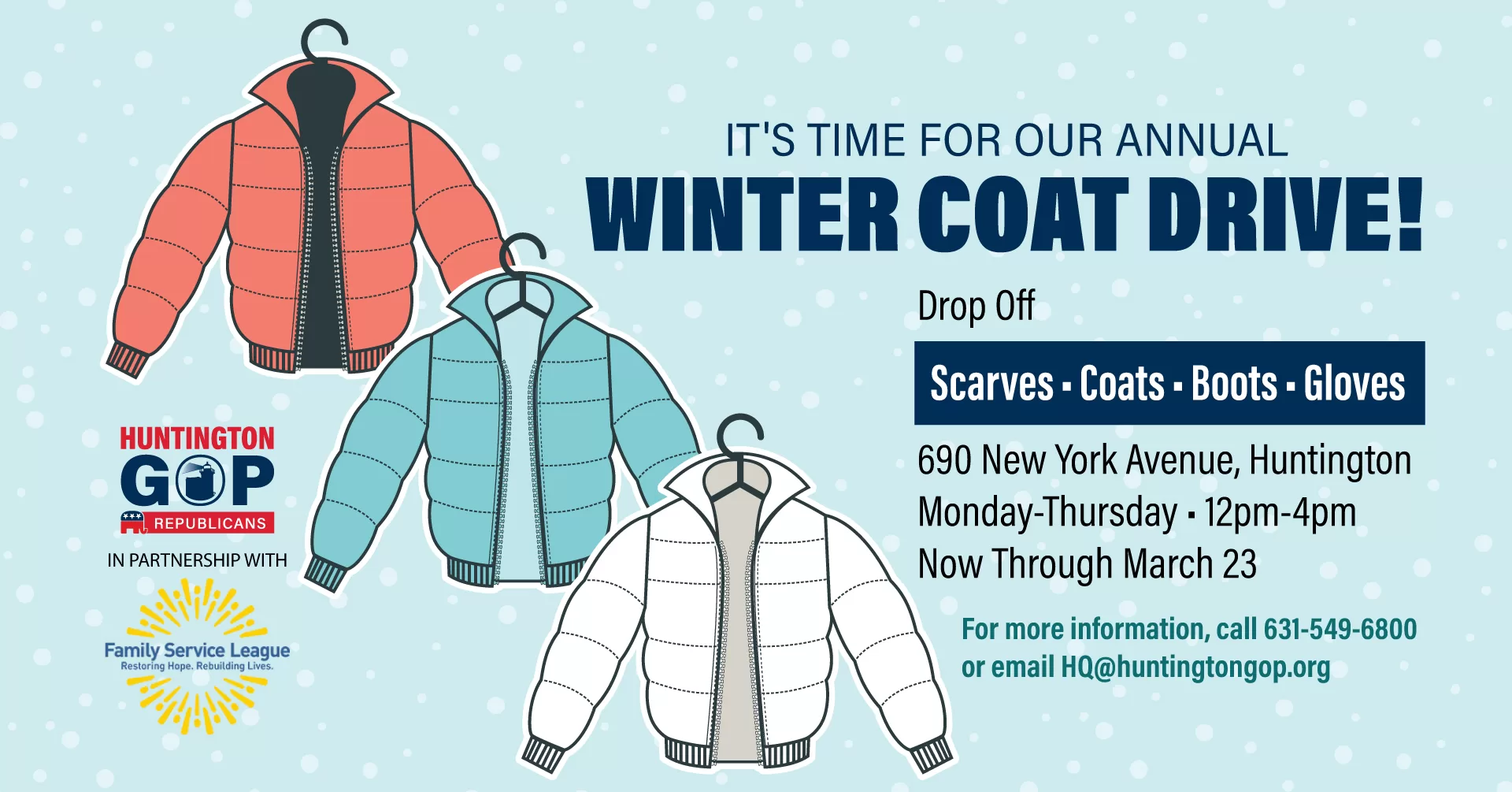 Huntington GOP Partners with Family Service League for Its 3rd Annual ...