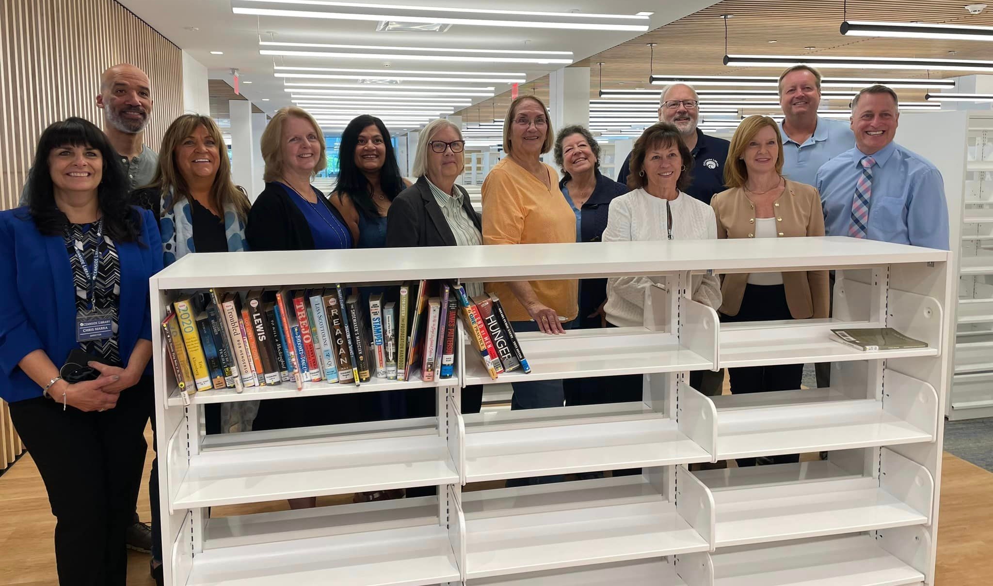 First Books Are Moved into New Oceanside Library - Long Island Life ...