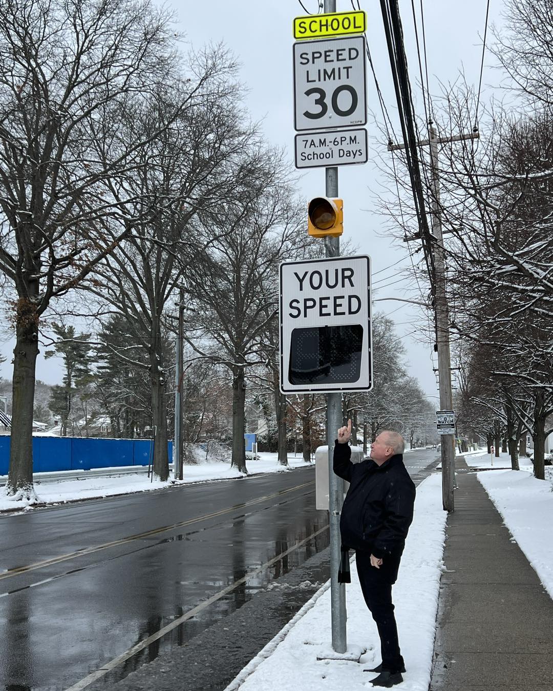 Speed Awareness Devices Placed Near School - Long Island Life & Politics