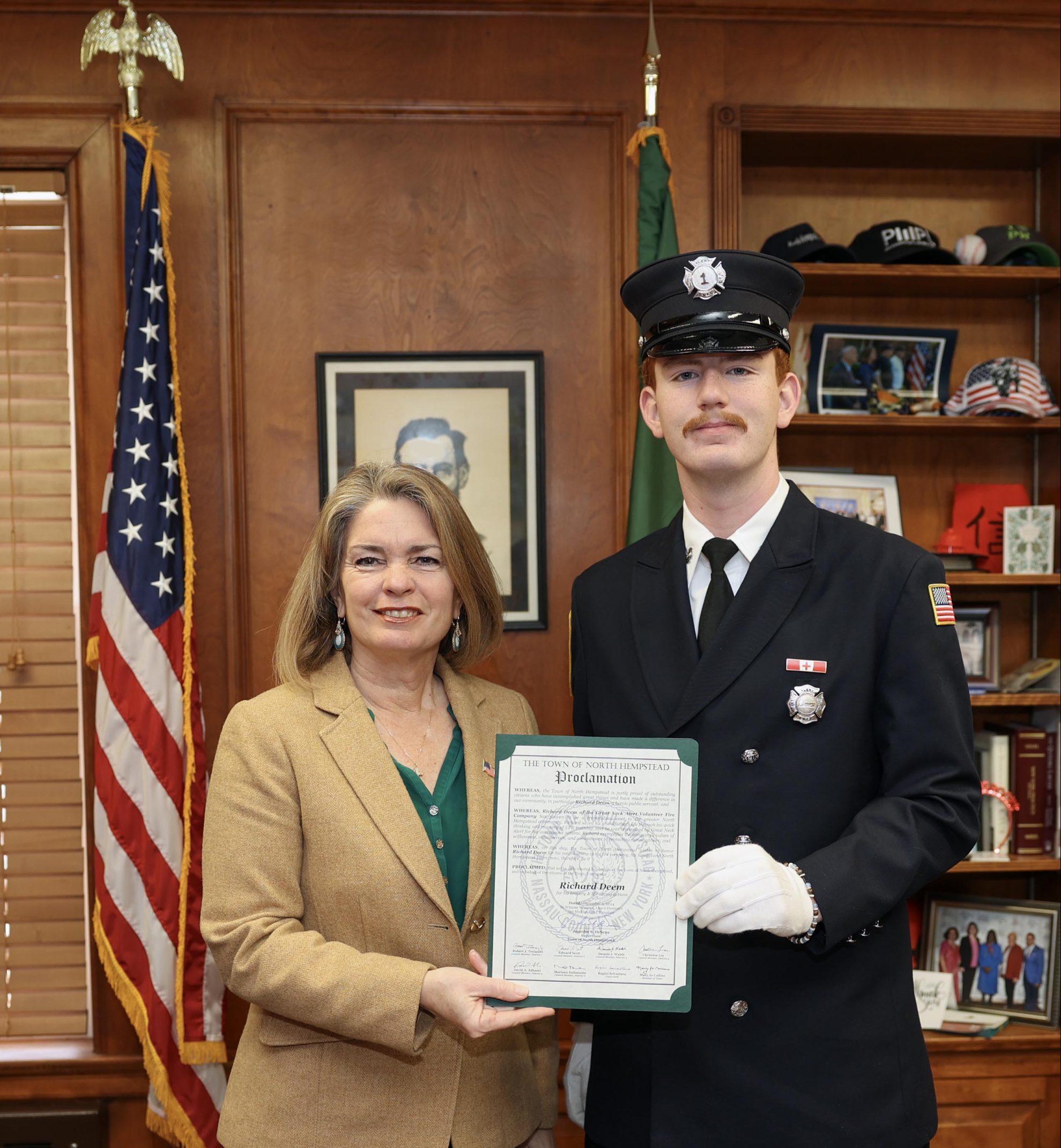 Town Honors Great Neck Alert Firefighter - Long Island Life & Politics