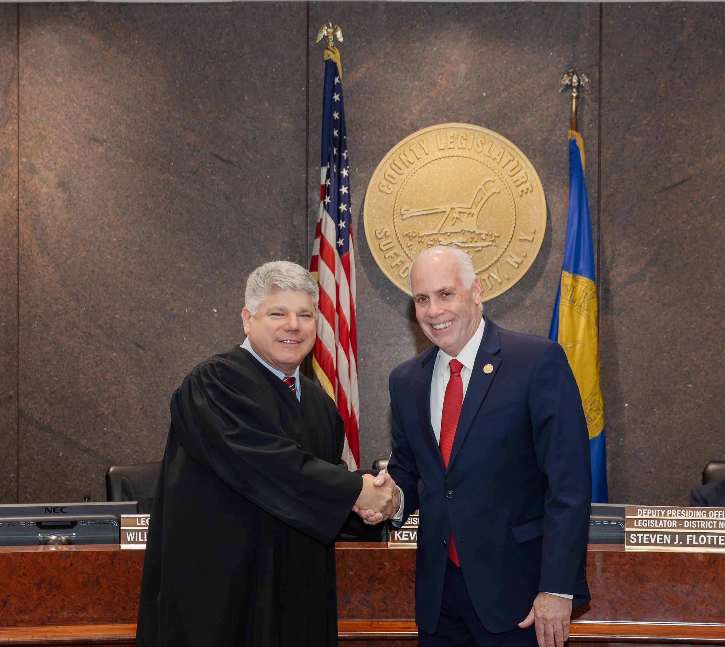 McCaffrey Unanimously Re-Elected Presiding Officer - Long Island Life ...