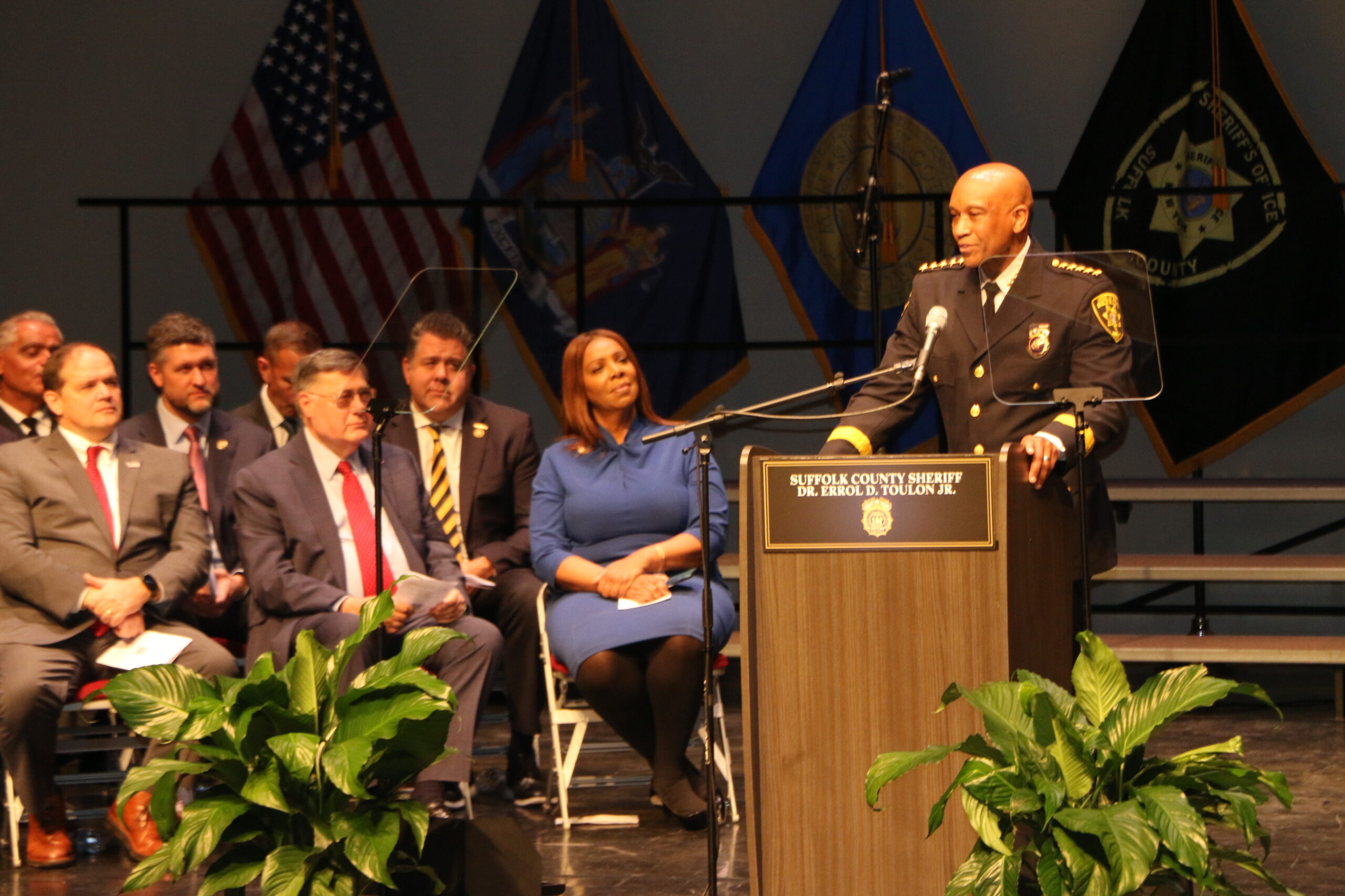 Officials Hail Sheriff during His Inauguration - Long Island Life ...